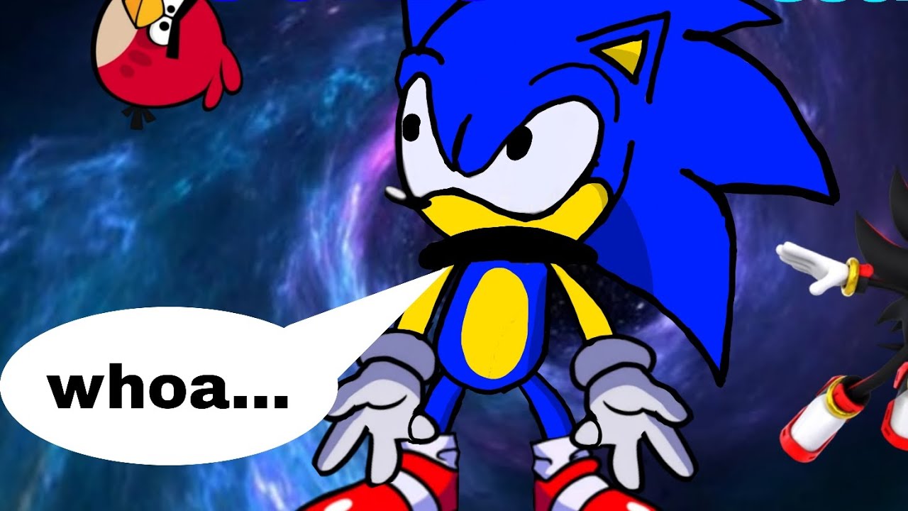 Sonic pulled so far he traveled to another universe! - YouTube