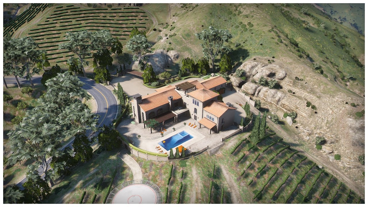 GTA V MLO Open Interior MARLOWE VINEYARD by brofx (FIVEM) - YouTube