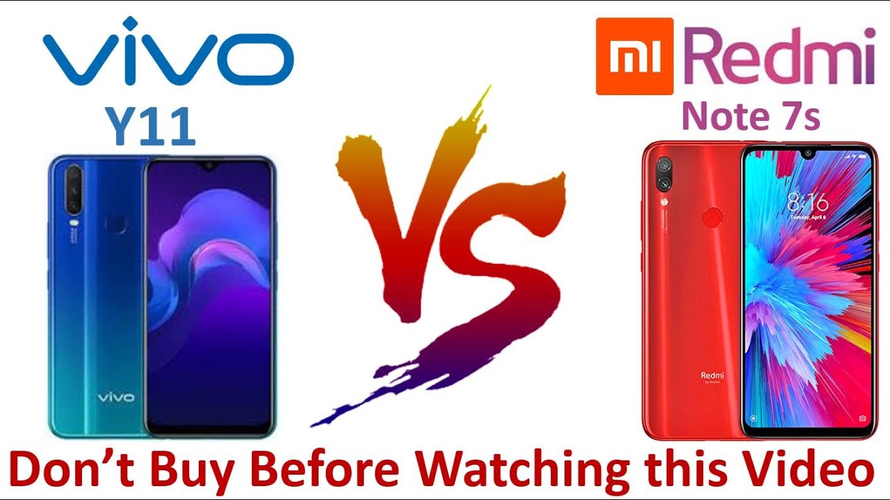 Vivo Y11 Vs Redmi Note 7s || Vivo Y11 launched in India at Rs 8990 # ...