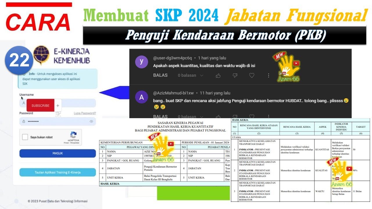 22 Cara Membuat SKP 2024 untuk Jabatan Fungsional Penguji Kendaraan Bermotor PKB - Perhubungan ...