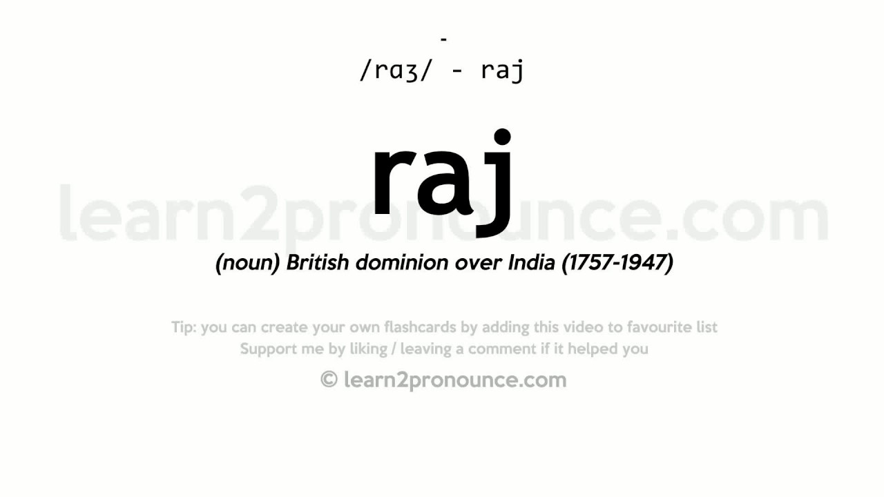Pronunciation Of Raj Definition Of Raj YouTube pronunciation-of-raj-definition-of-raj-youtube