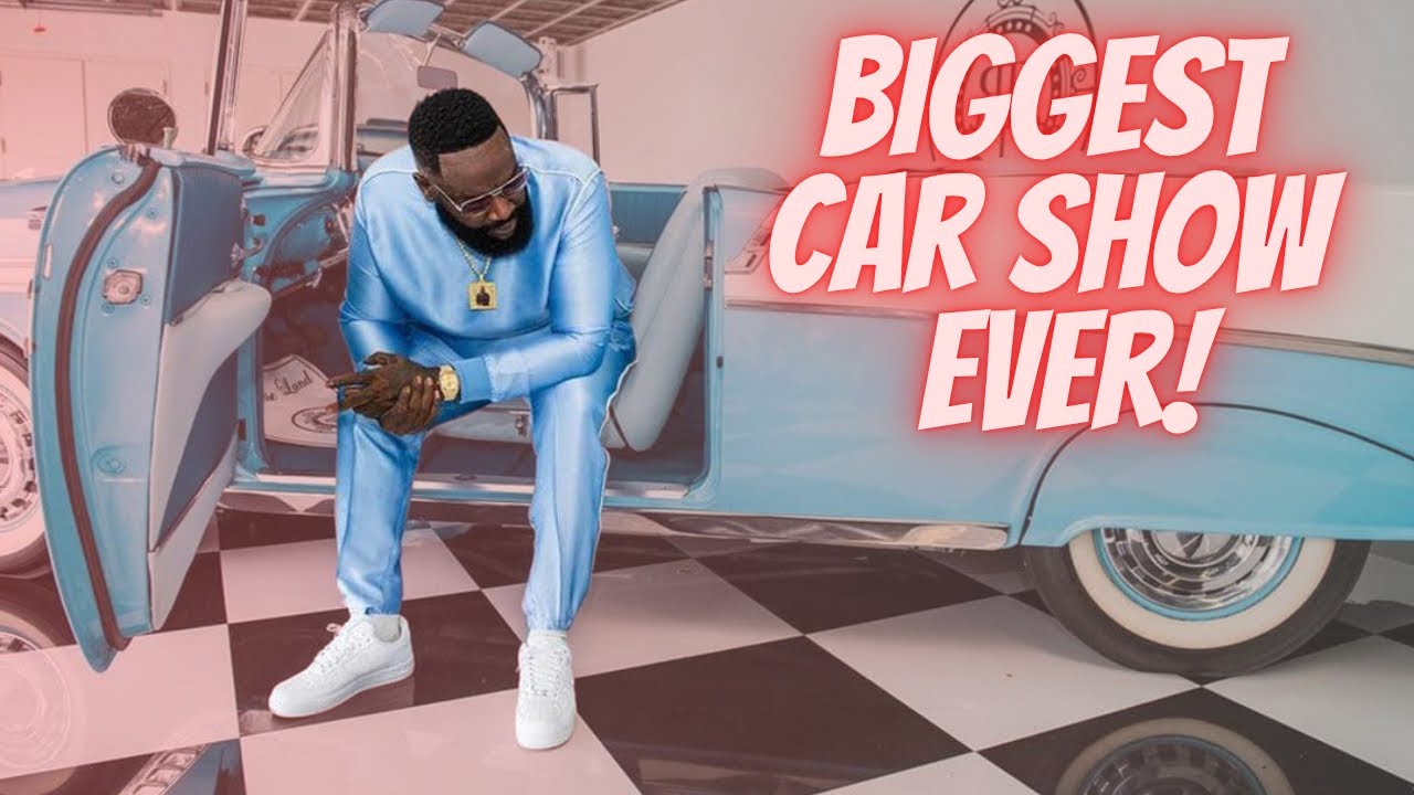 Rick Ross insane car collection at the 4th annual Rick Ross Car & Bike ...