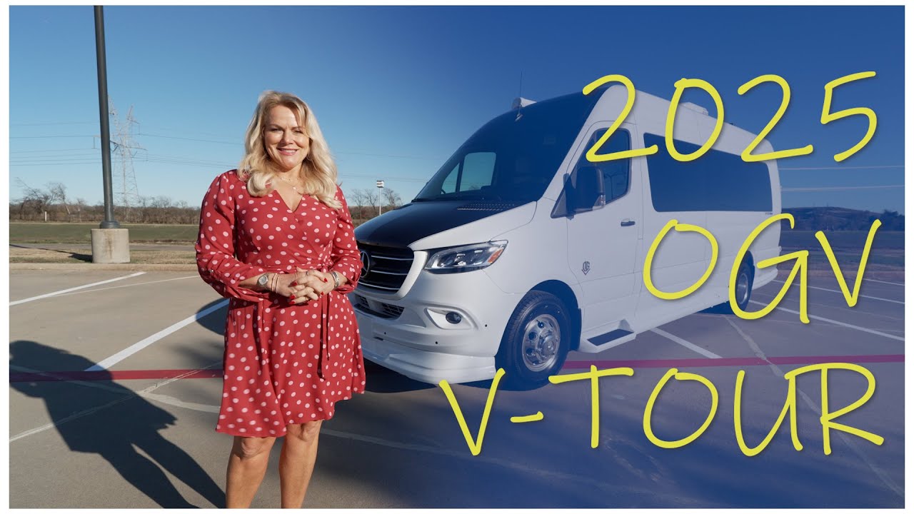 Luxury RV Tour – 2025 OGV V-Tour TB10 - Class B Diesel - YouTube