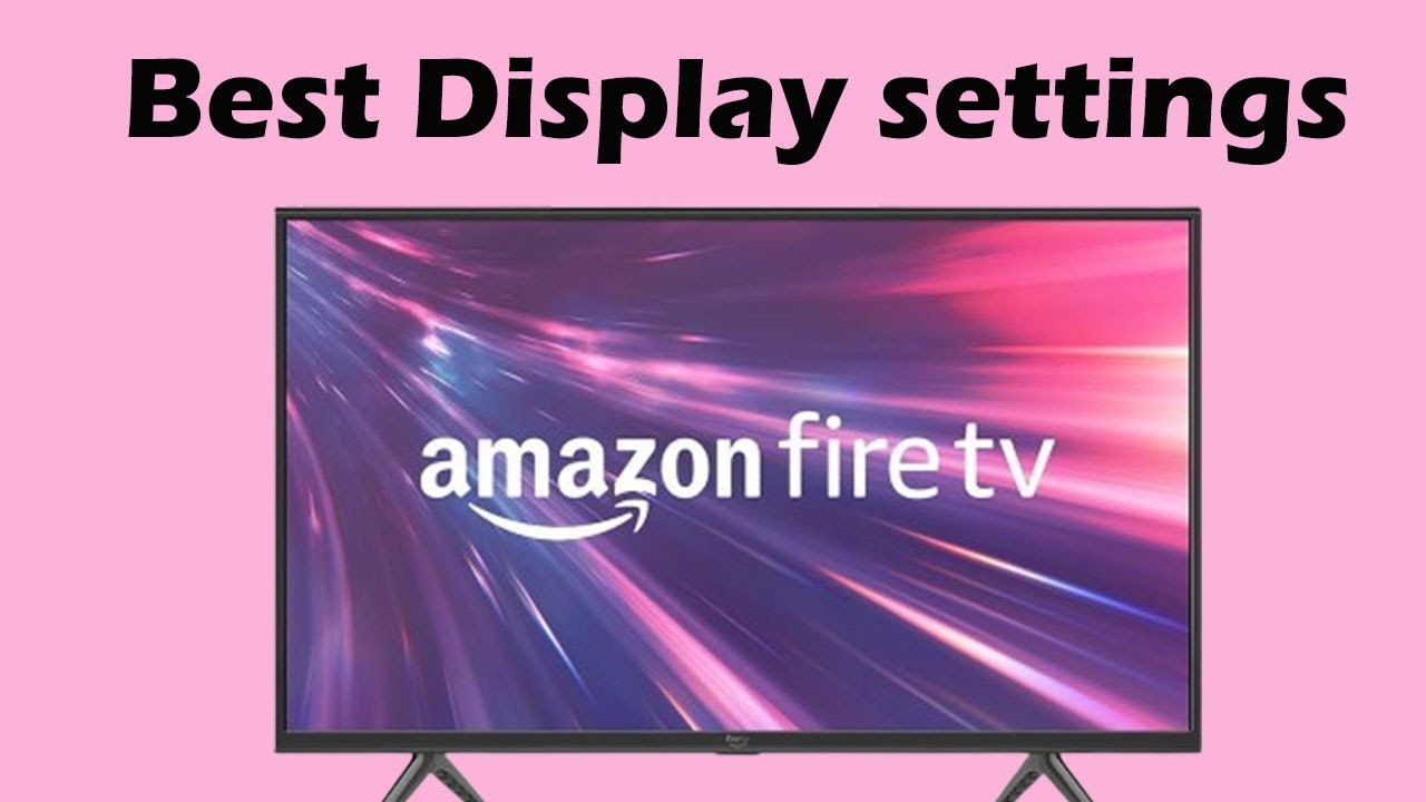 How to customize display settings firestick tv - YouTube