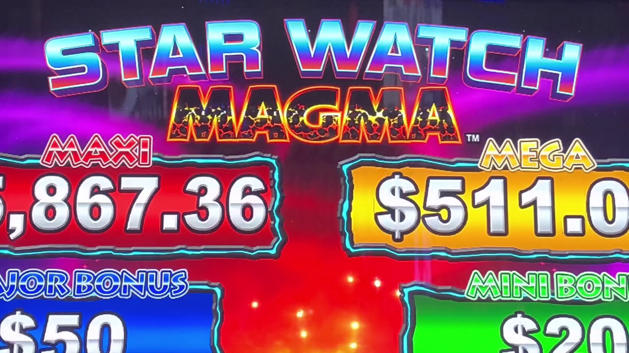 RARE 5 SYMBOL BONUS TRIGGER! JACKPOT!! STAR WATCH MAGMA SLOT MACHINE⭐️ ...
