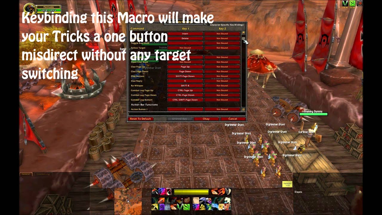 Rogue Essentials I: RoguePowerBars, Tricks of the Trade Macro, Healbot ...