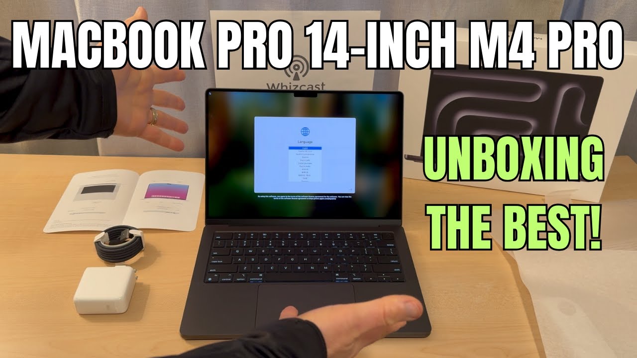Apple MacBook Pro 14-inch M4 Pro Unboxing and Overview. Unboxing the ...