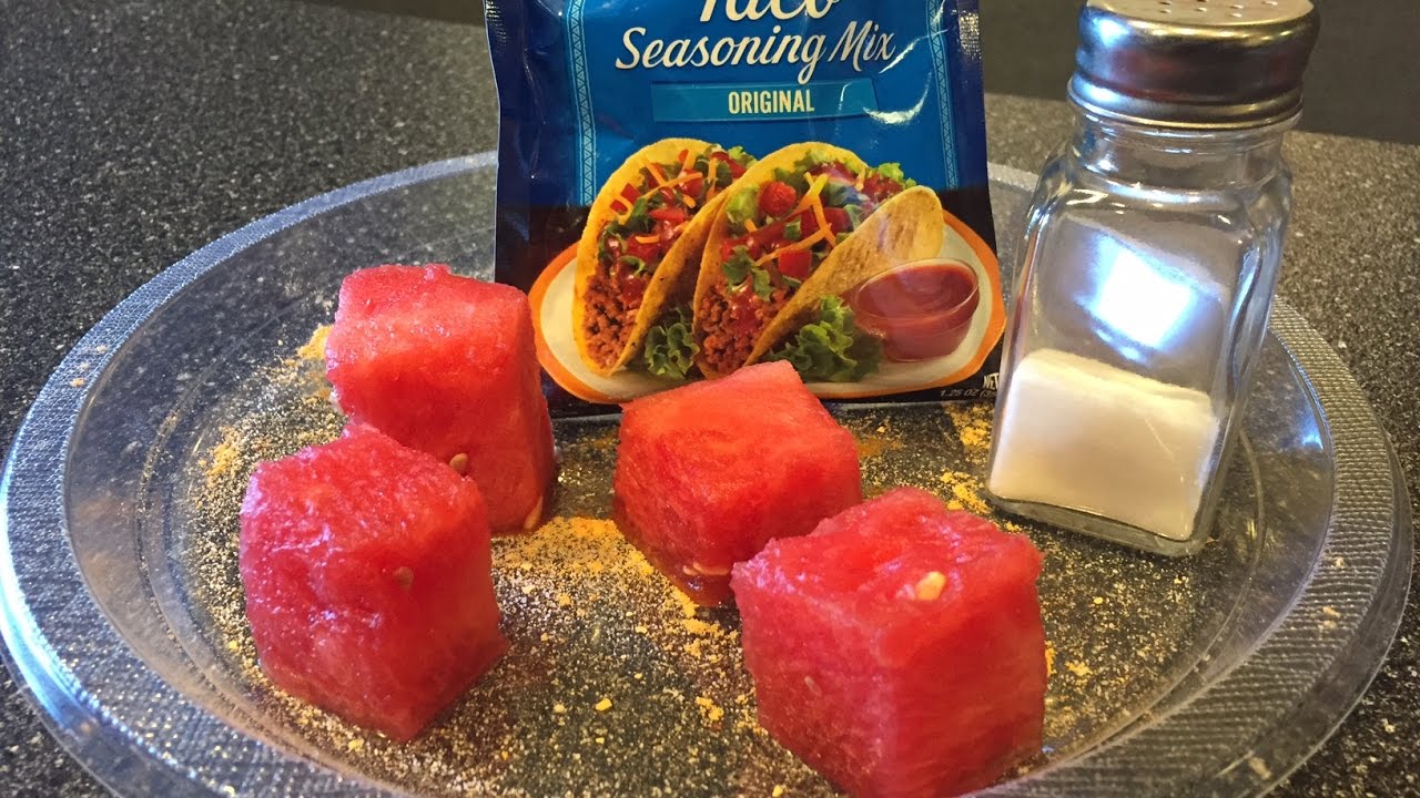 Food Network Taco-seasoned Watermelon Review - YouTube