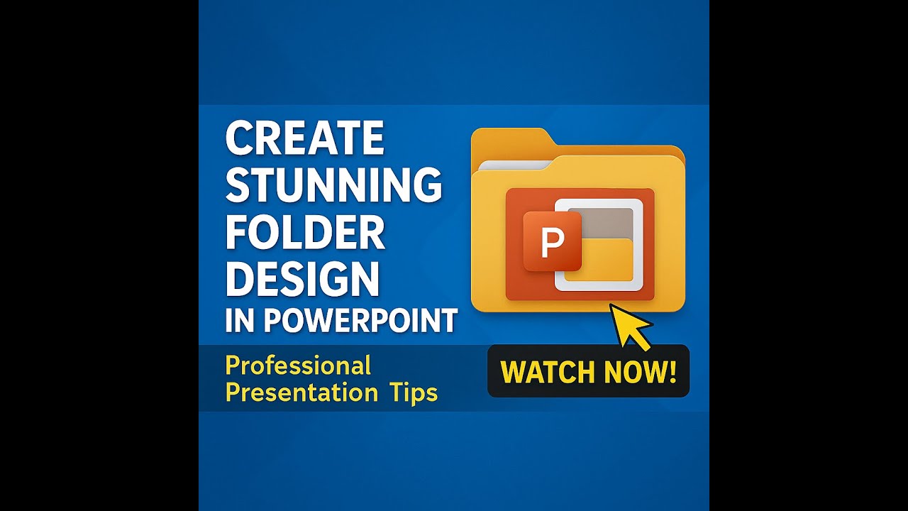 Create Stunning Folder Design in PowerPoint | Professional Presentation ...
