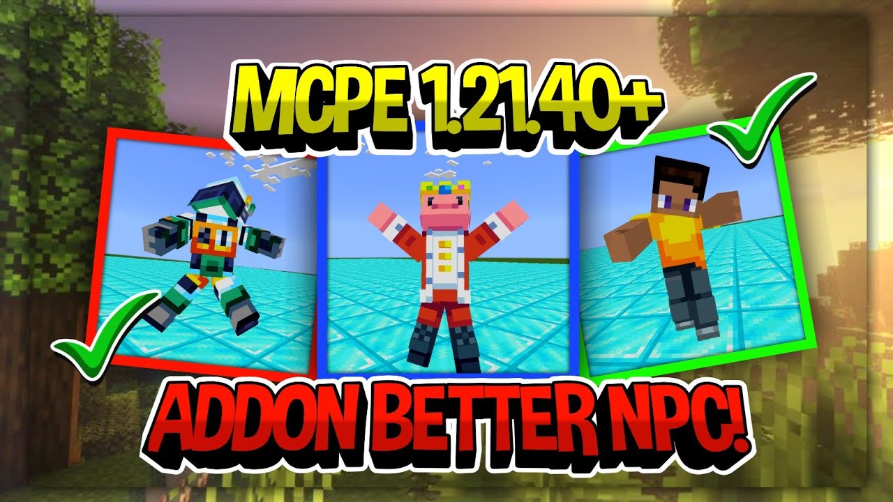 BETTER NPC MCPE 1.21.70+ | COCOK UNTUK SERVER / REALMS! - YouTube