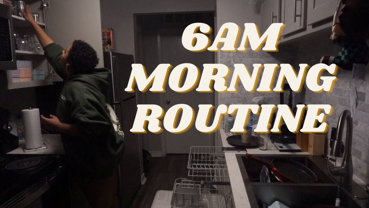 REALISTIC 6am morning routine after a slump - YouTube