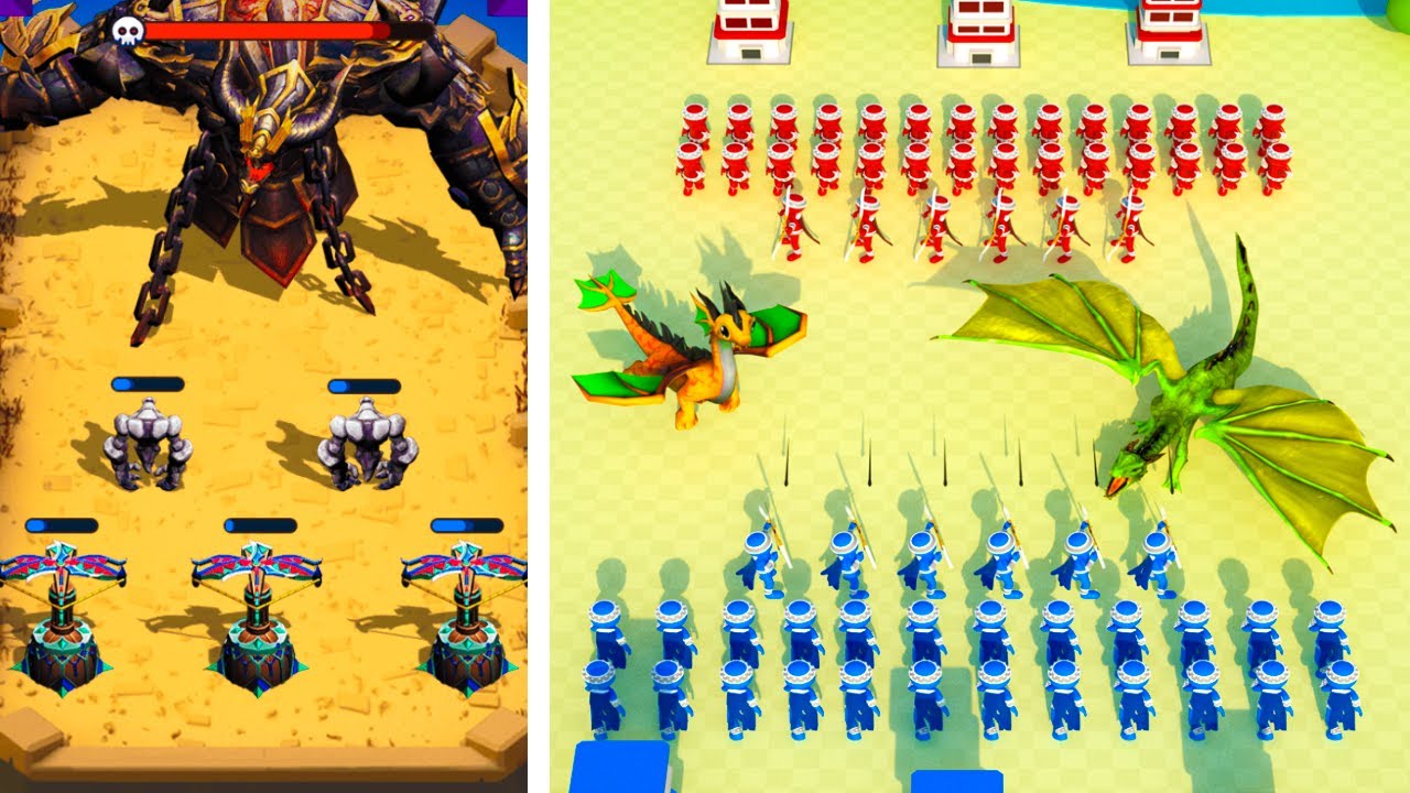 Merge Monster Bang Bang Vs Merge & Conquer 3d - 1⭐ LEVEL UP Merge ...