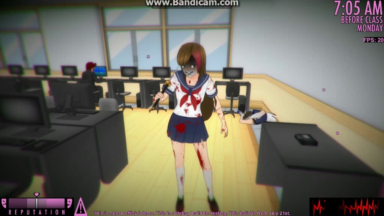 [Yandere Simulator] Play As Red Streak/Delinquent #4 test - YouTube