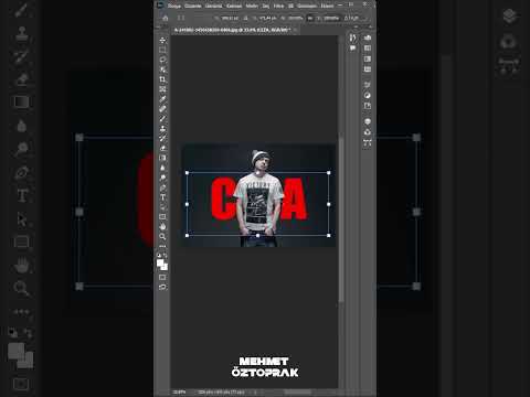 Adobe photoshop ile transparan yazı efekti nasıl yapılır ?
