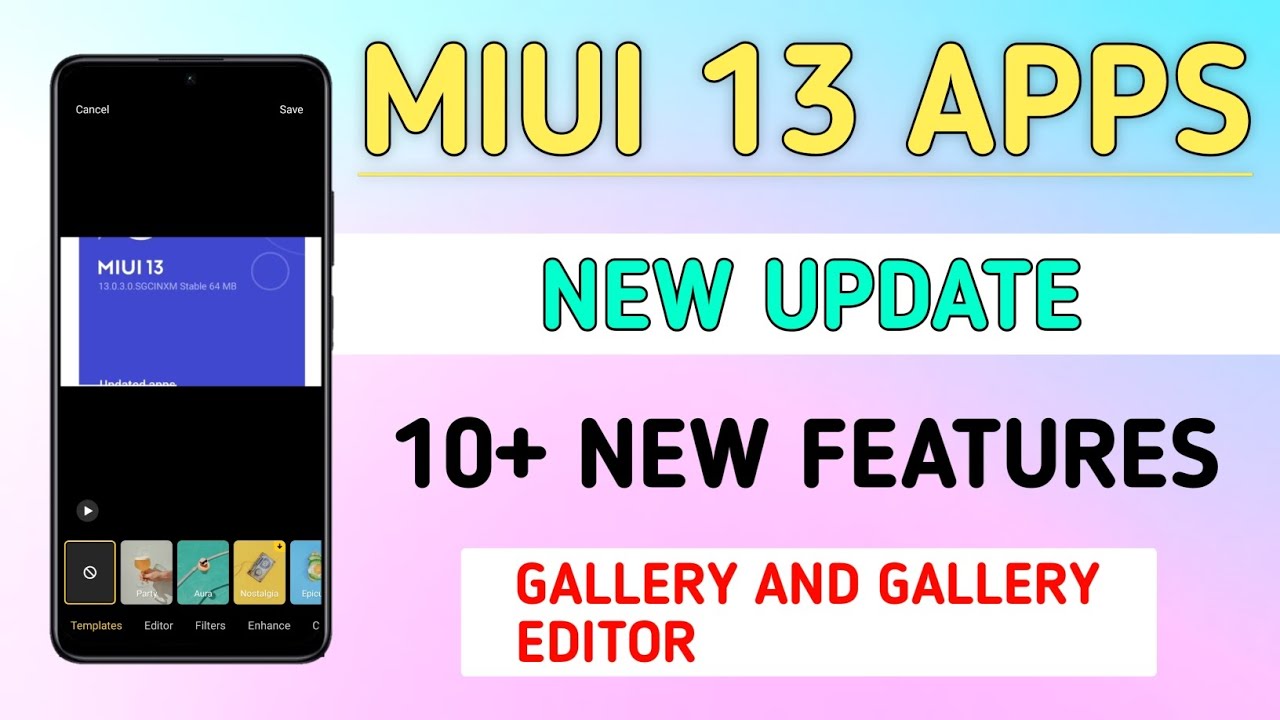 Miui 13 Gallery App New Update 2022 | Miui 13 Gallery Editor App New ...