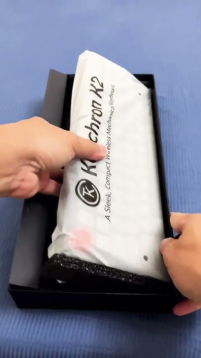Satisfying unboxing sound II Keychron K2 - YouTube
