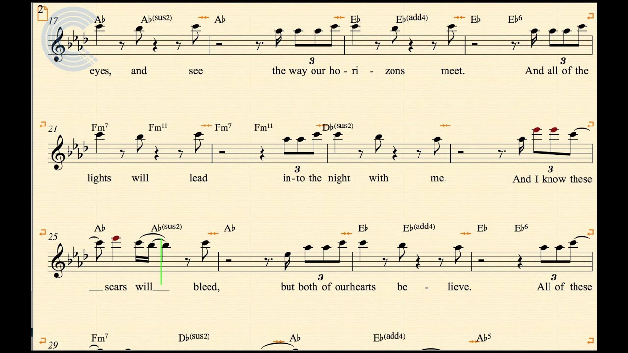 Alto Sax - All of the Stars - Ed Sheehan - Sheet Music, Chords ...