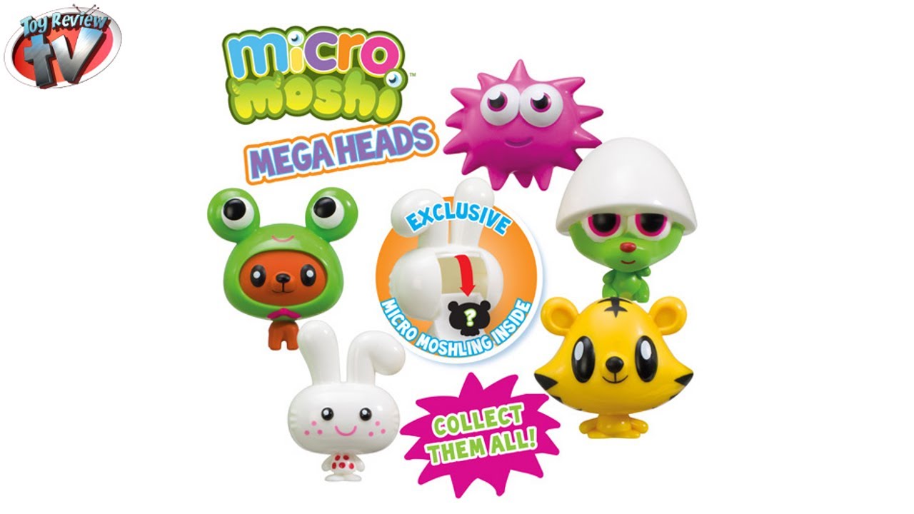 Moshi Monsters Micro Moshi Mega Heads Toy Review, Vivid - YouTube