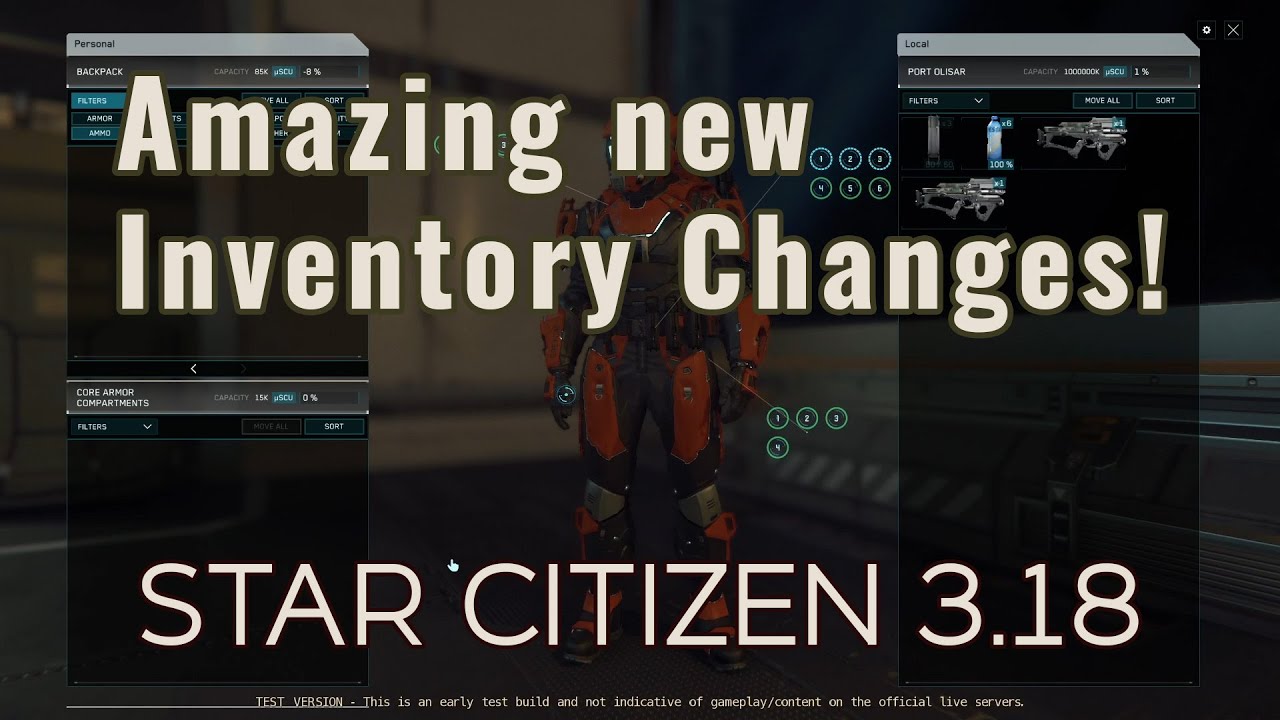 Amazing changes to inventory is coming | Star Citizen PTU 3.18 - YouTube