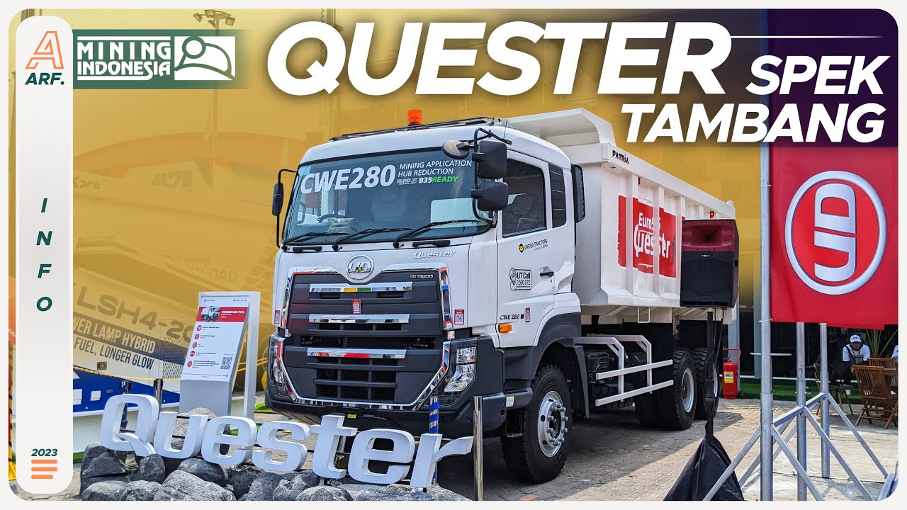UD TRUCKS QUESTER SPEK TAMBANG Bertenaga 260 HP !! CWE280 di MINNING ...
