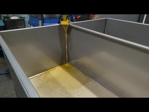 The process of picking olives and making it into olive oil - YouTube