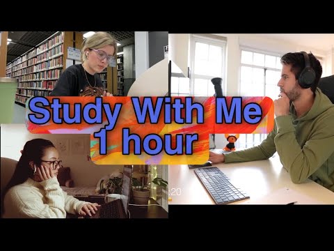 REAL TIME Study with ME 1 hour with music| Kharma Medic| Christine Lee ...