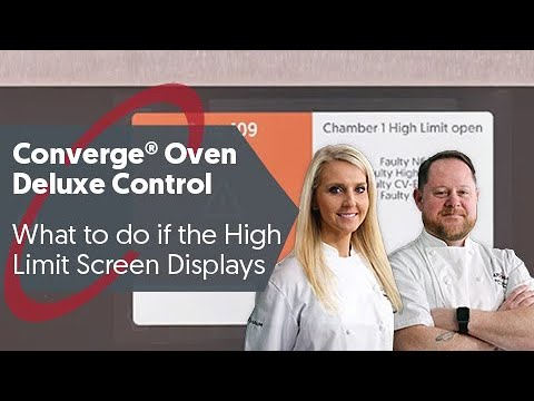 Converge Deluxe Control: What to do if High Limit Screen Displays - YouTube