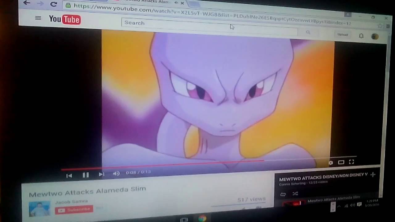 Mewtwo attacks dave - YouTube