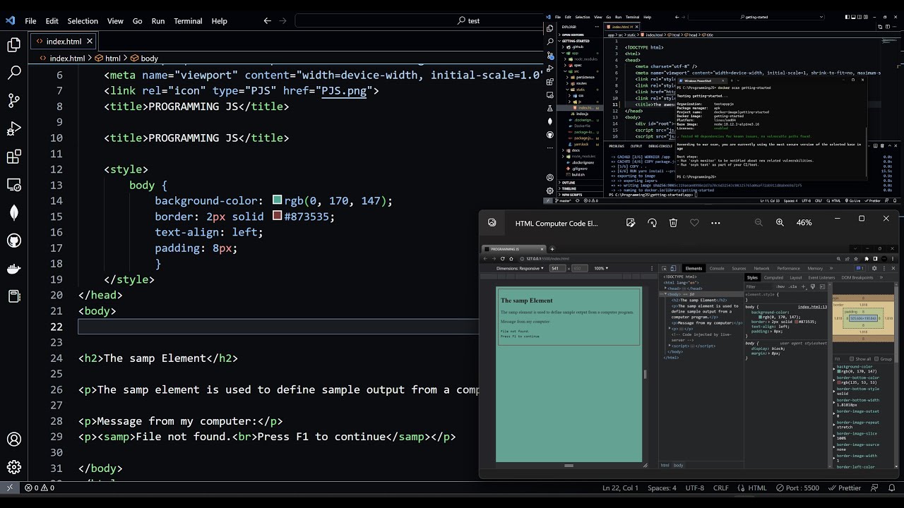 Html Computer Code Elements - Html. - Youtube