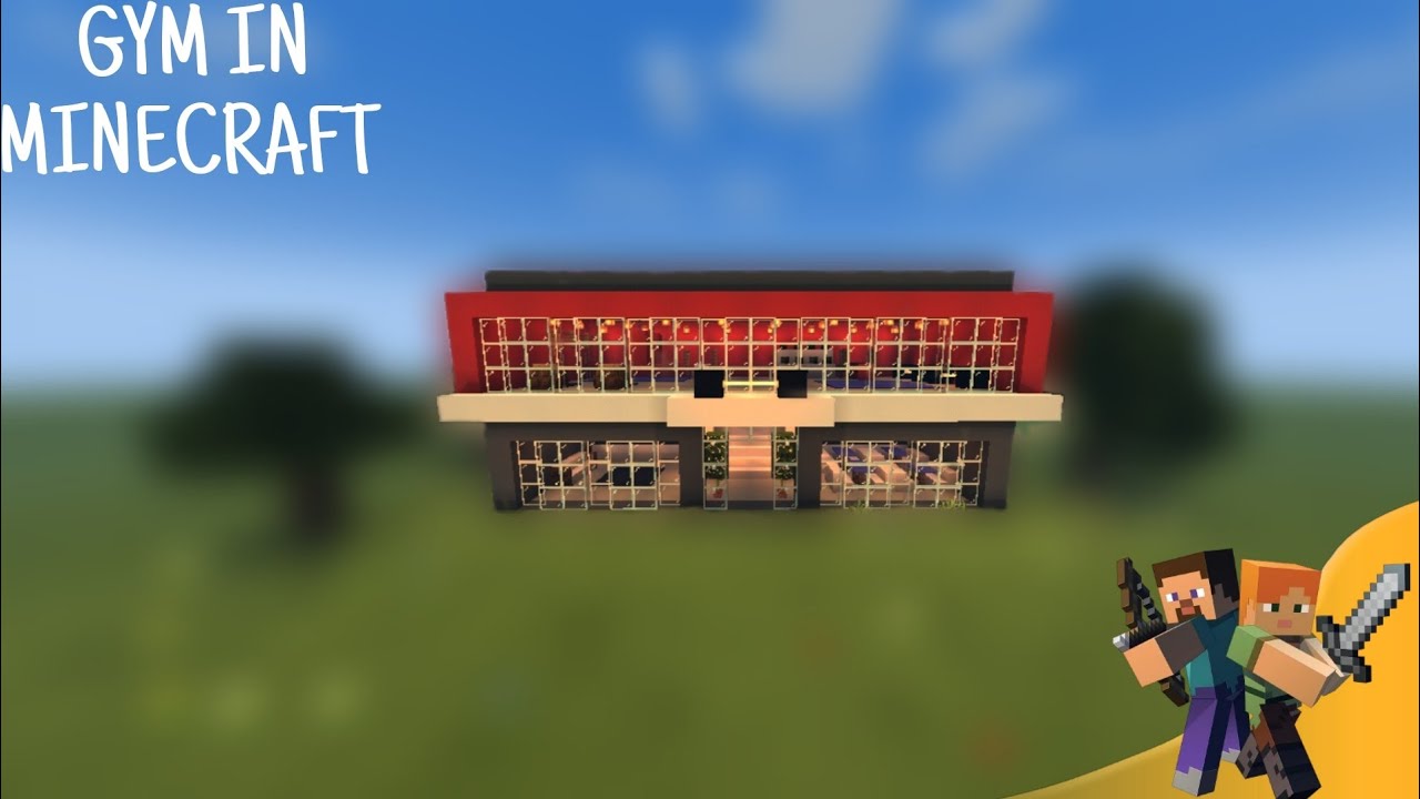 Minecraft:How To Build a GYM - YouTube