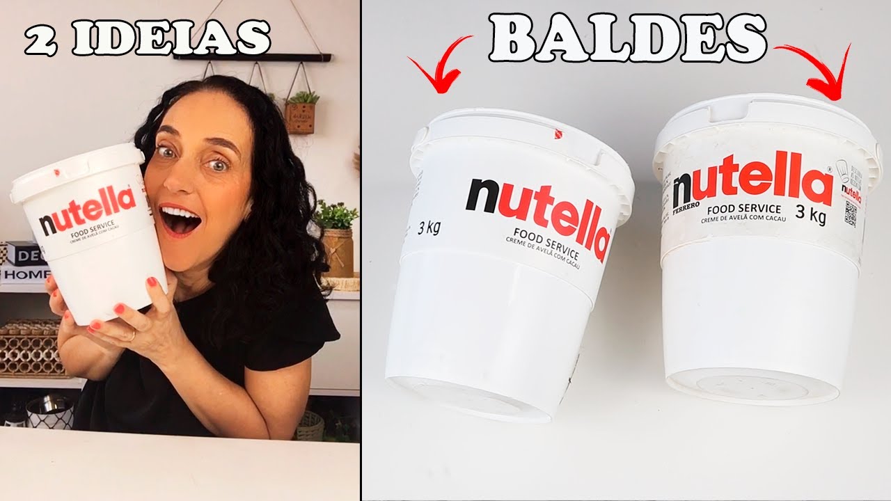 OLHA O QUE EU FIZ COM ESSES BALDES - VOCÊ TEM QUE VER ESSAS IDEIAS - DO ...