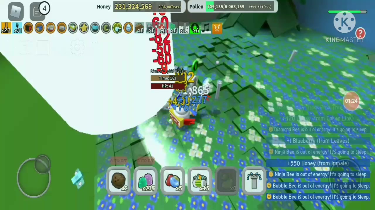 defeating diamond aphid (Beeswarmsimulator) - YouTube