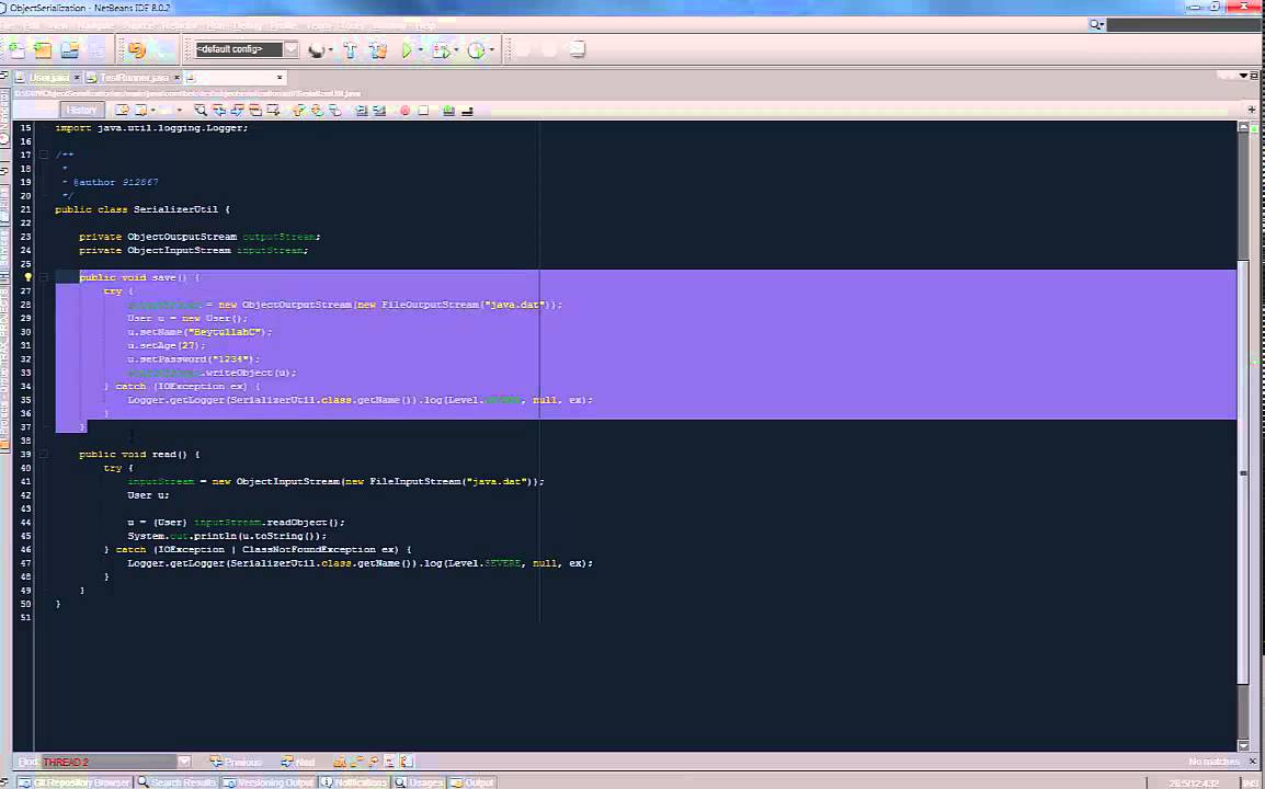 Java Object And List Serializerdeserializer Youtube 7669