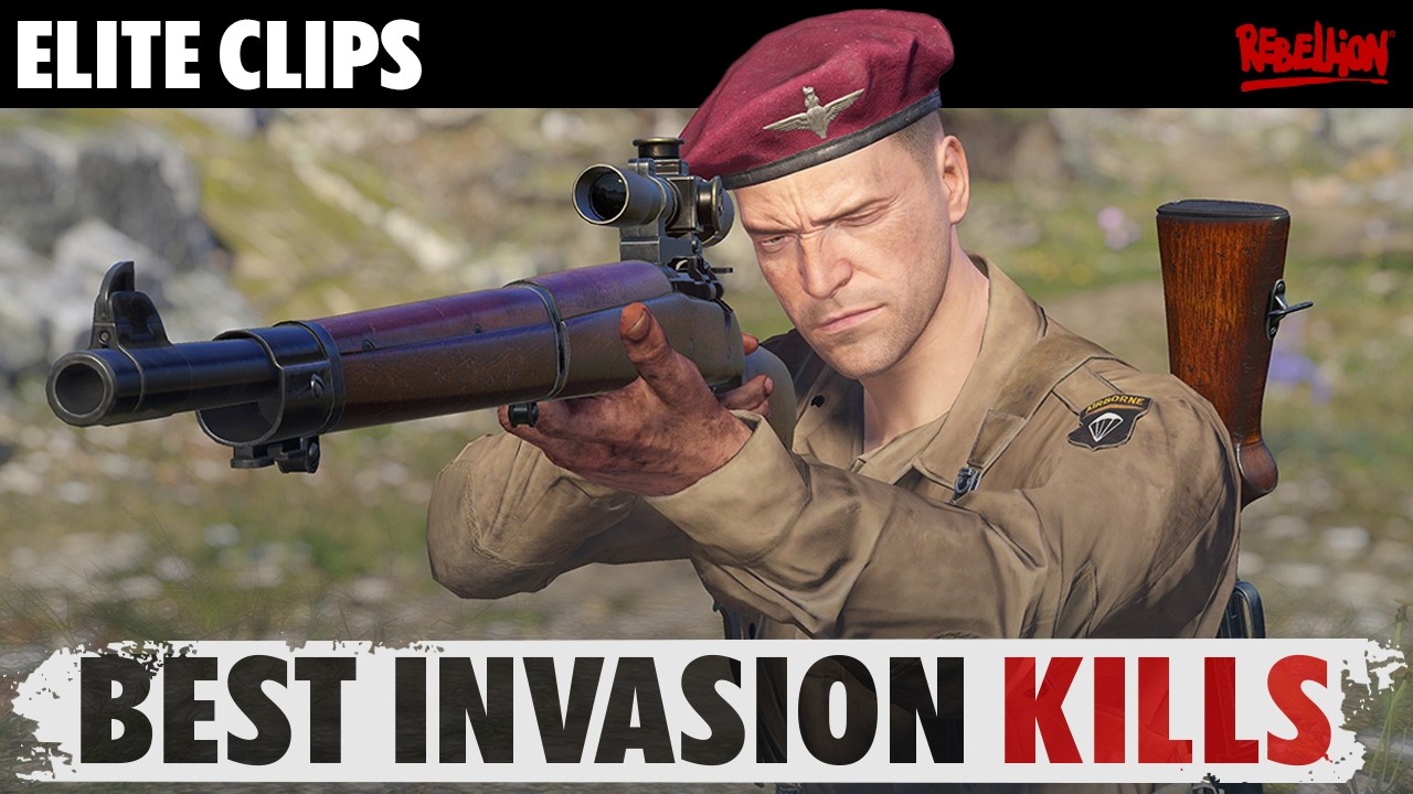 Sniper Elite Incredible AXIS Invasion Mode Kill Compilation… - YouTube