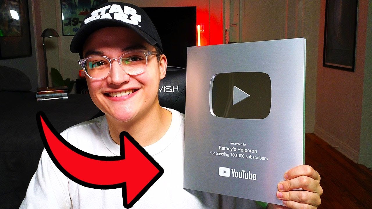 Unboxing My Silver YouTube Creator Award! THANK YOU FOR 100K - YouTube
