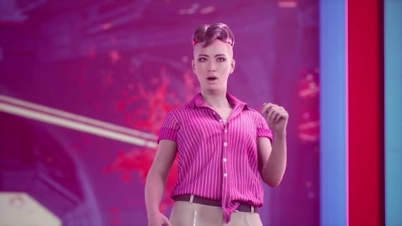 Cyberpunk2077 Info Flash with Ruth Dzeng「Loading screen」空母クジラ - YouTube