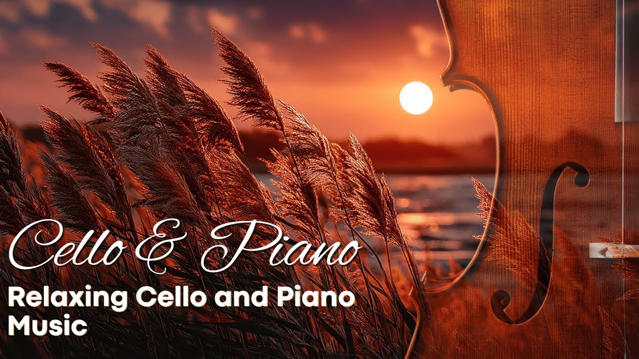 Relaxing Cello Piano Duet ~ Sunset Field Music for Study & Calm Focus ...