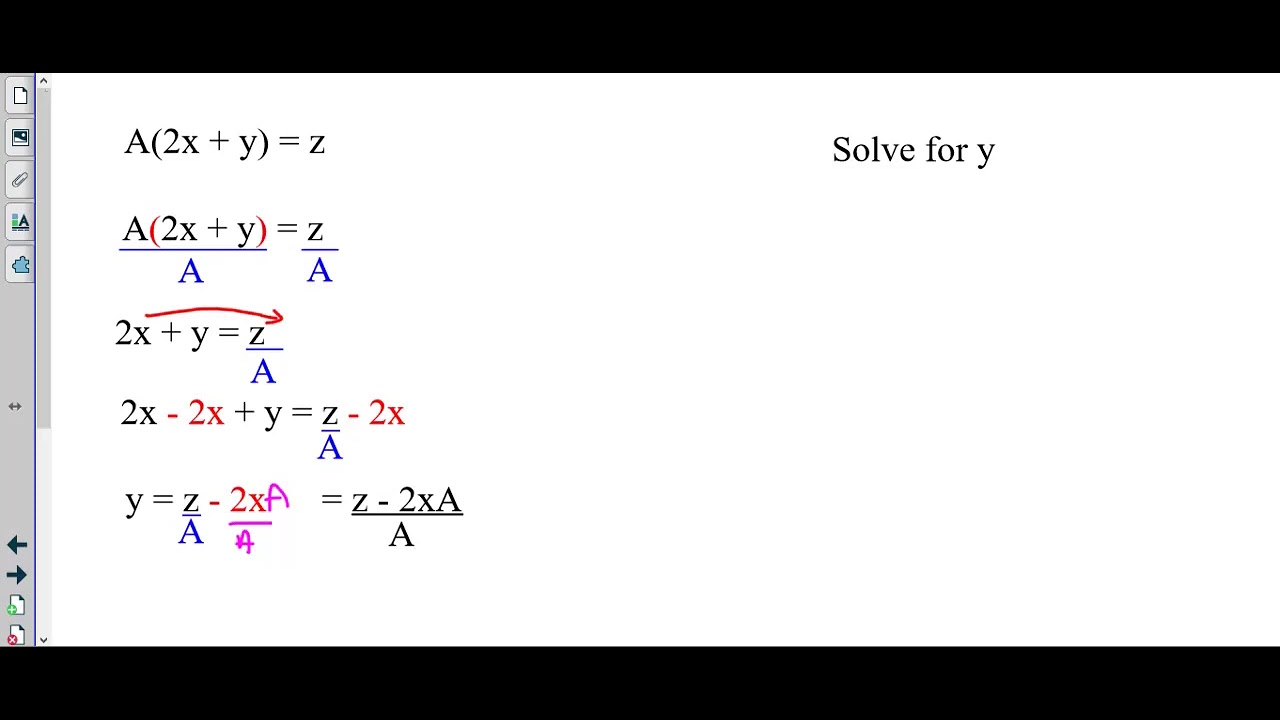 Sci10 Manipulating formulas - YouTube