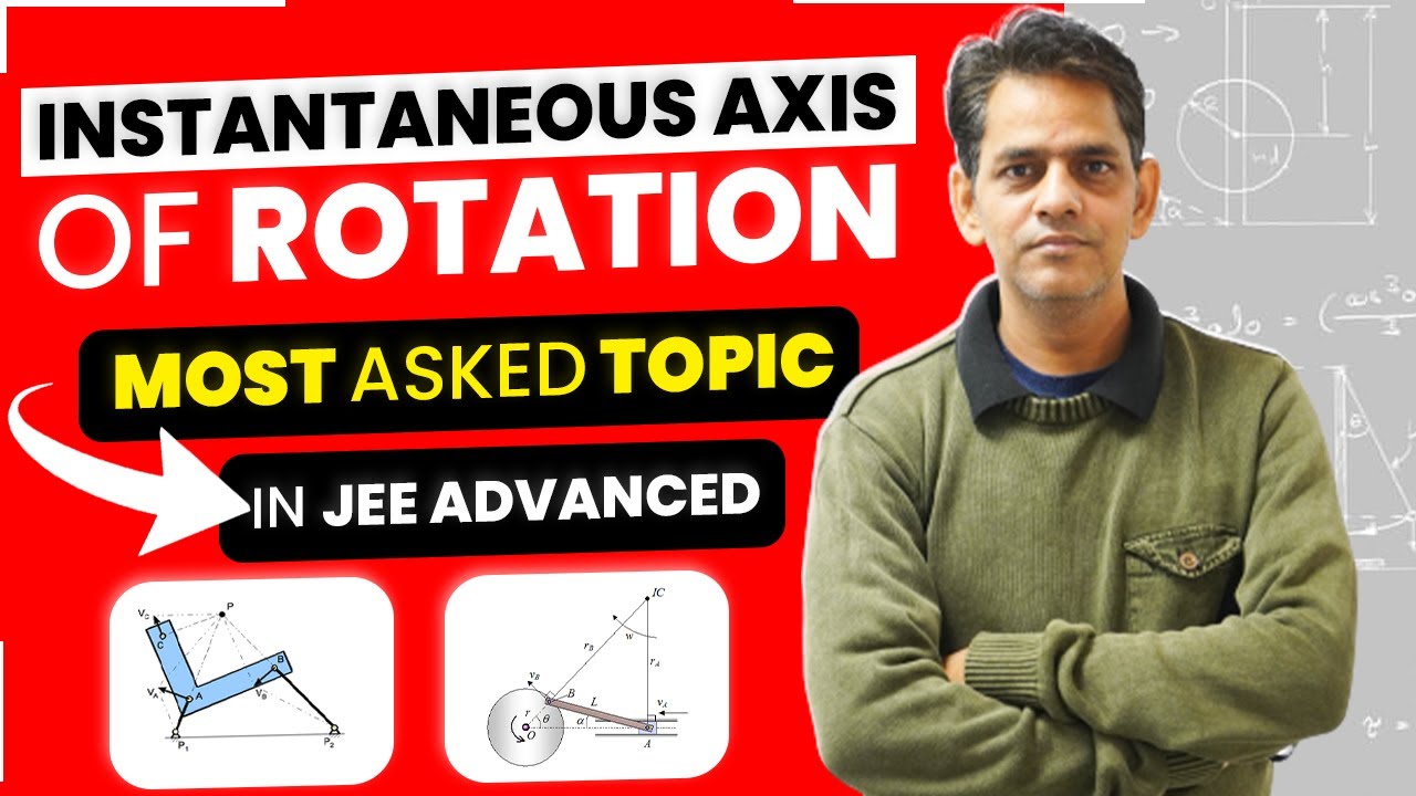 🤷‍♀️ Instantaneous axis of rotation | Most Asked topic in JEE Advanced ...