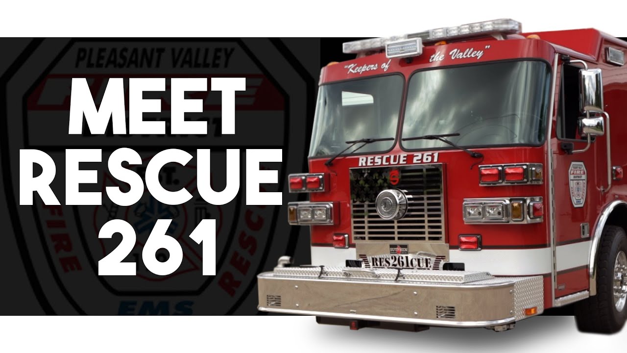 Meet Rescue 261 - Pleasant Valley Fire District's newest truck - YouTube