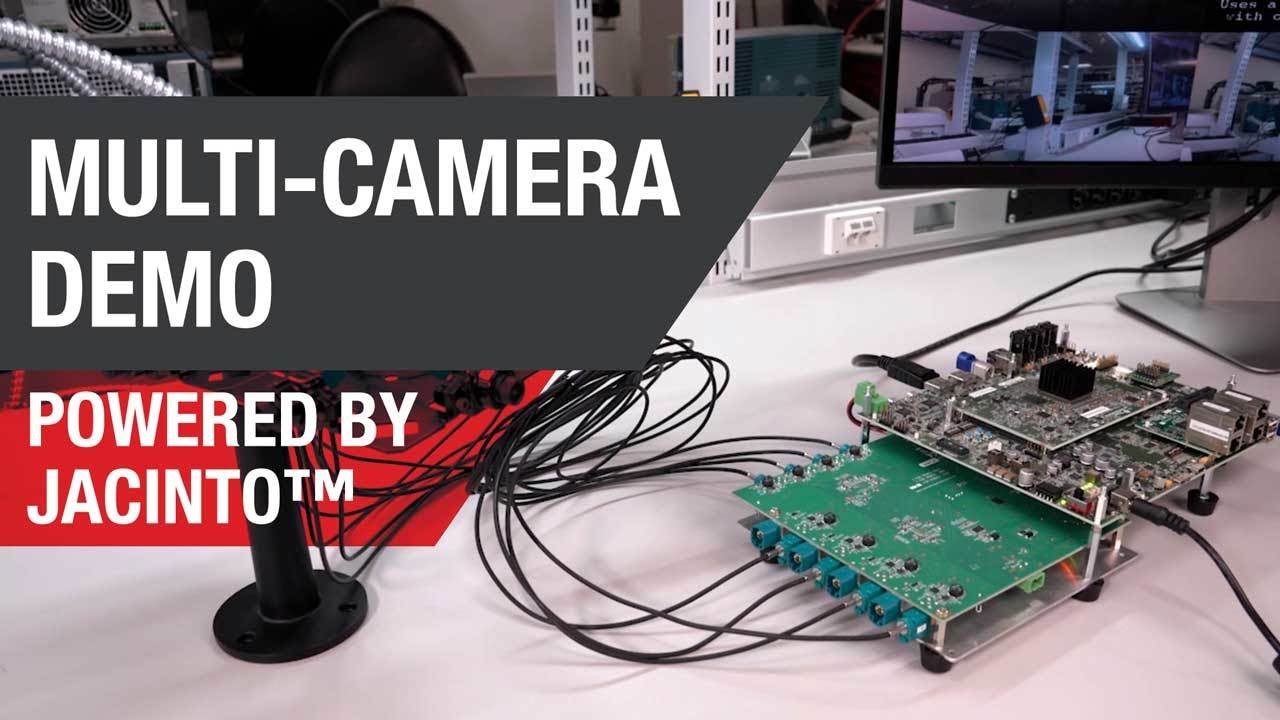 Multi-camera ADAS demo powered by Jacinto processors - YouTube