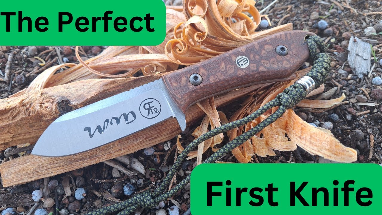The Ideal First Knife! A blade for my son. - YouTube