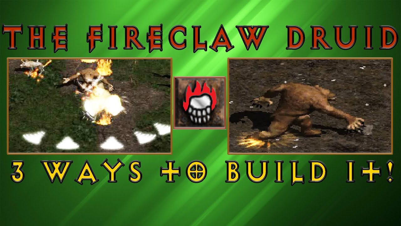 The best Fireclaw Druid you can make - Build guide with 3 different ...
