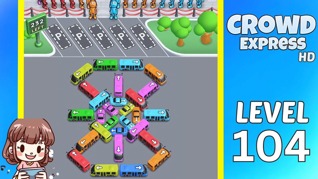 Crowd Express Level 104 Solution Walkthrough - YouTube