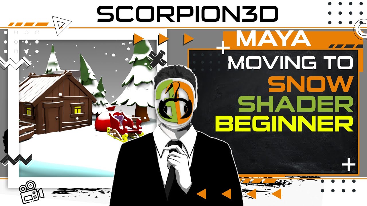 MAYA FOR BEGINNERS, CREATE AND APPLY SNOW SHADER FOR SNOWBALL - YouTube