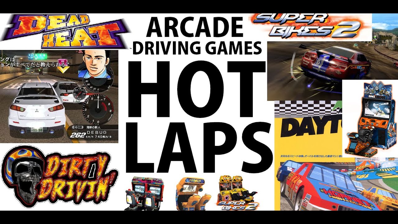 RANDOM HOT LAPS Compilation From all the best ARCADE RACING GAMES - YouTube
