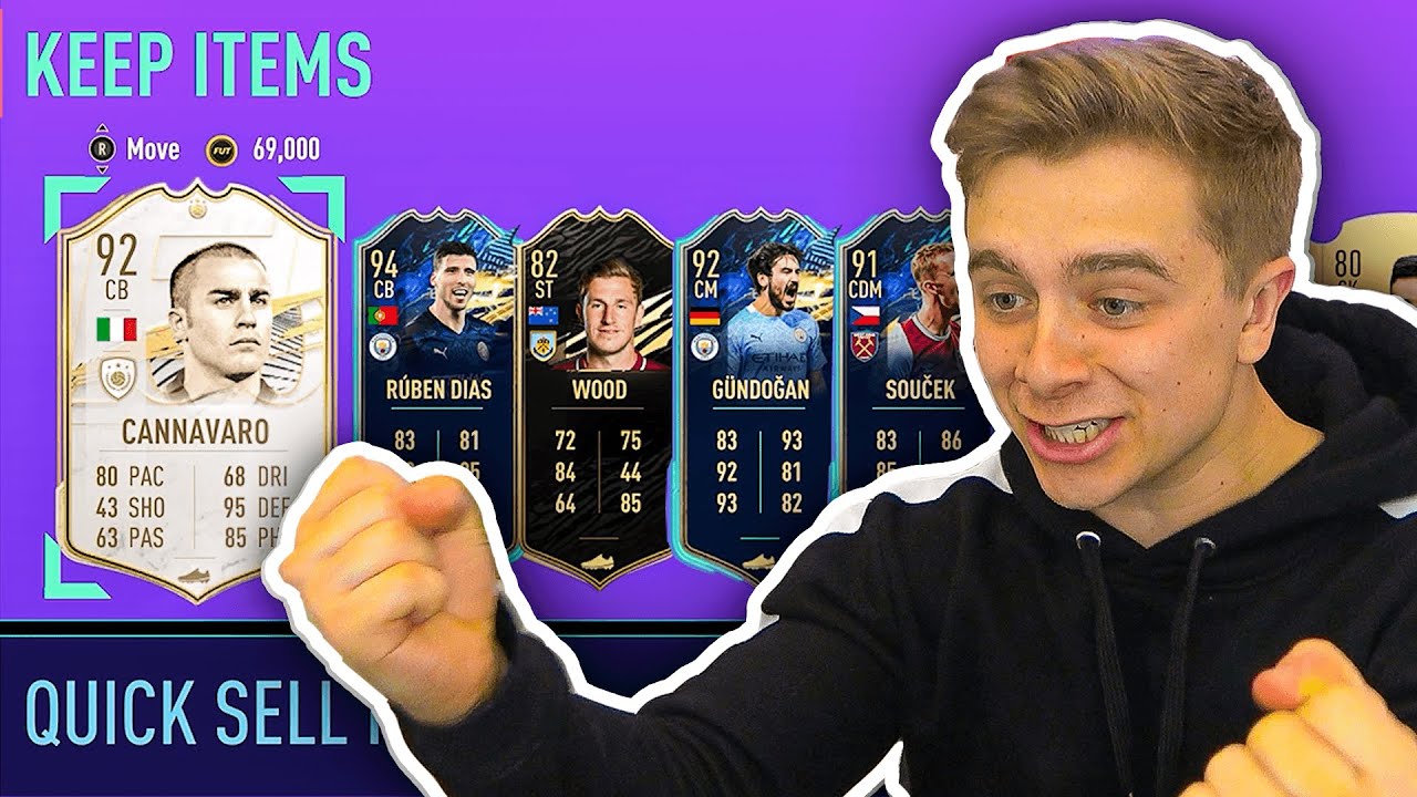 I Played 1 Game to Keep Every Player in This Pack Opening - YouTube