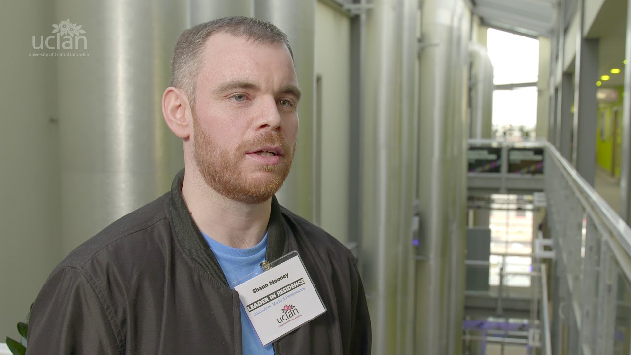 UCLan Leaders in Residence: Shaun Mooney - YouTube
