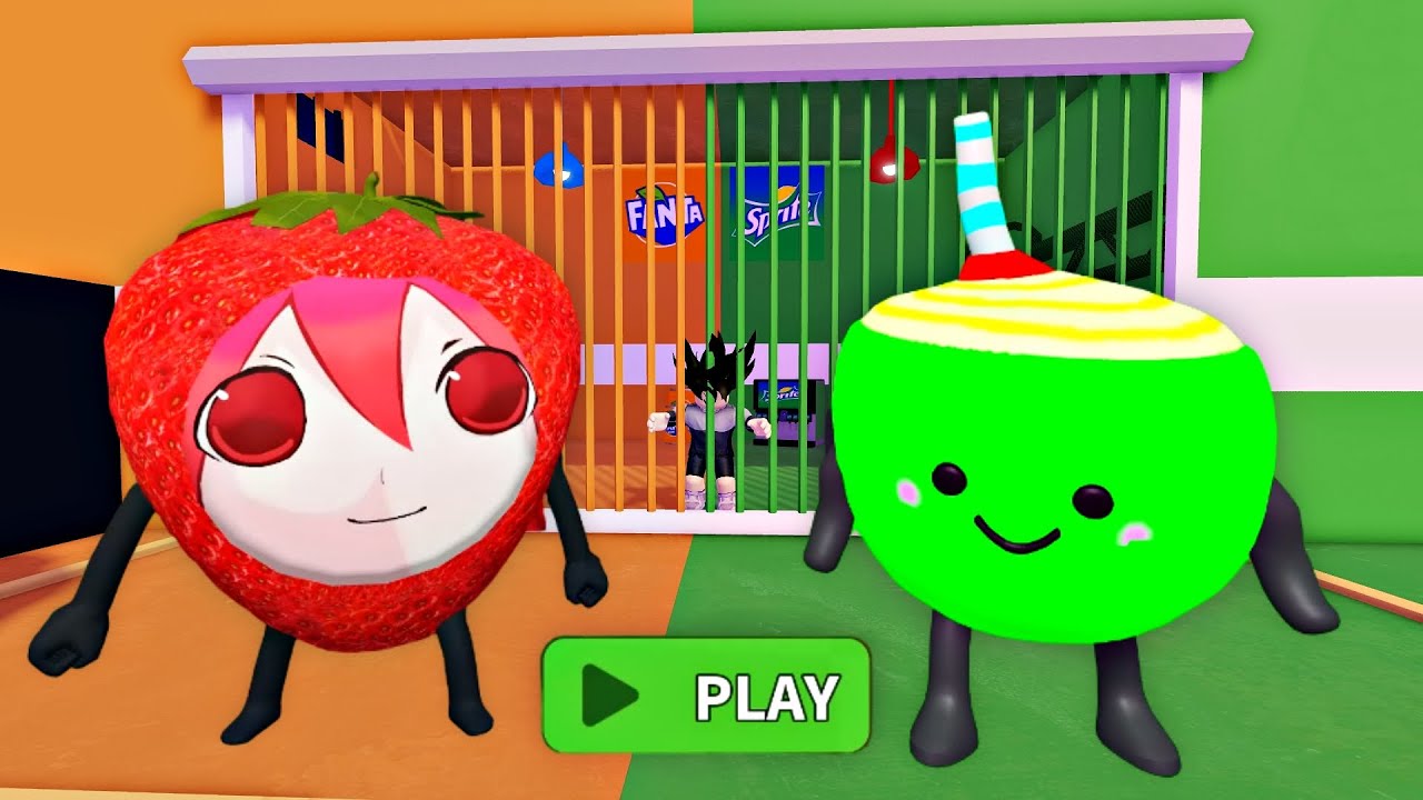 Green Coconut Vs Strawberry Teto Prison Run! (obby) - Full Gameplay ∣ NO Commentary #roblox ...