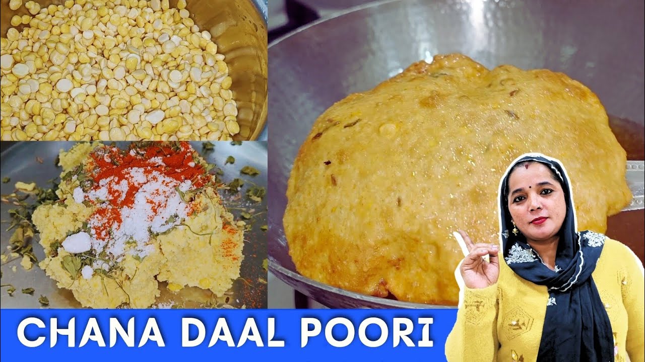 POORI | PURI | PURI RECIPE | POORI RECIPE | CHANA DAL PURI | CHANA DAL ...
